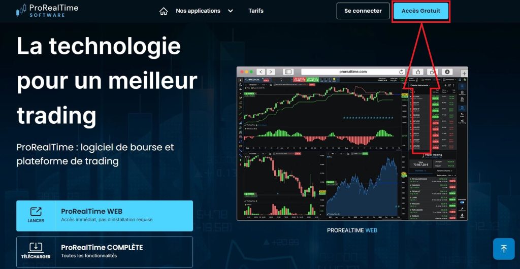 Les 3 meilleurs courtiers avec ProRealTime | Rankia